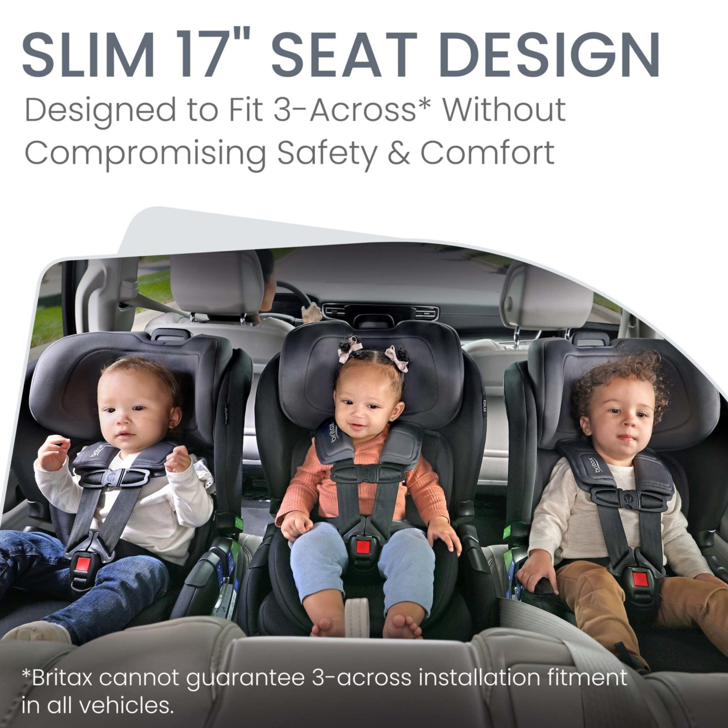 Britax | Poplar Convertible Car Seat - Slim 17" Design