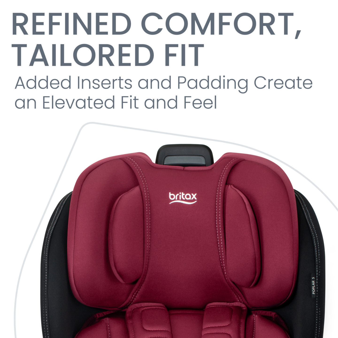 Britax | Poplar S Convertible Car Seat - Slim 17" Design