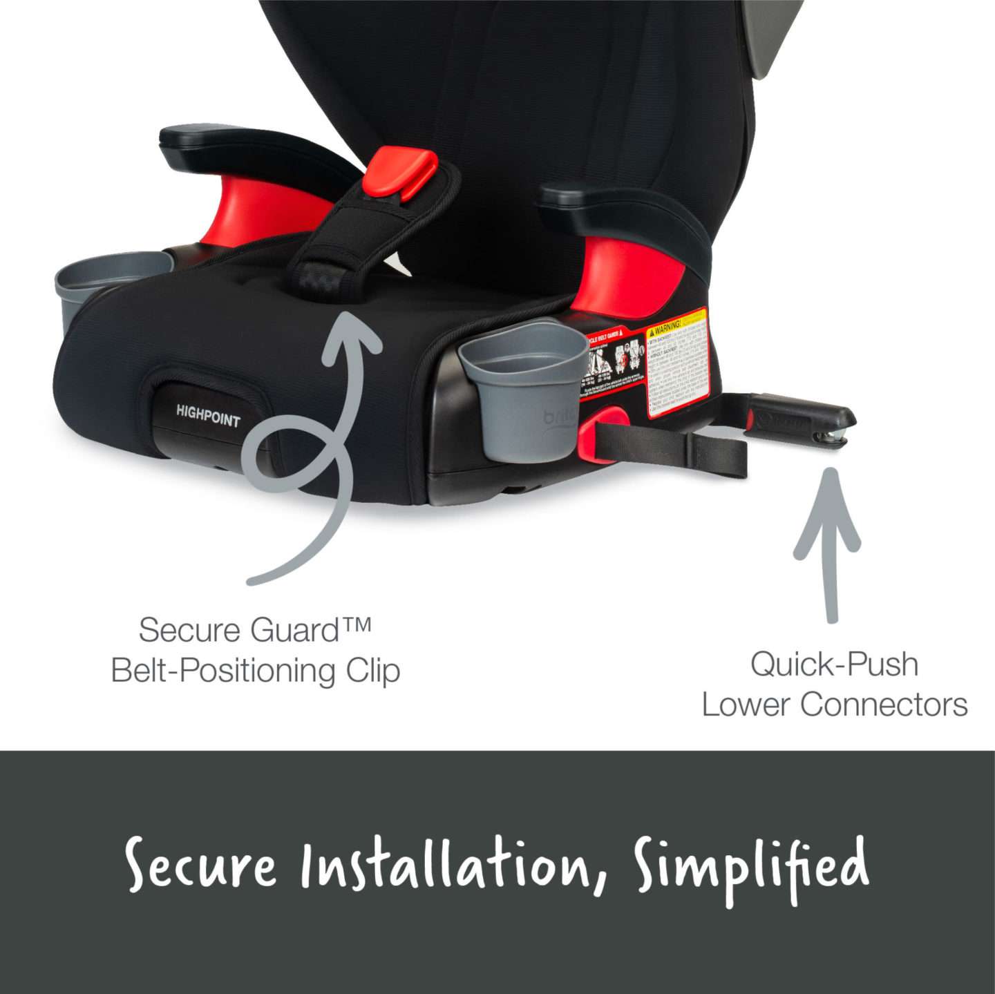 Britax | Britax Highpoint 2-Stage Belt-Positioning Booster Seat