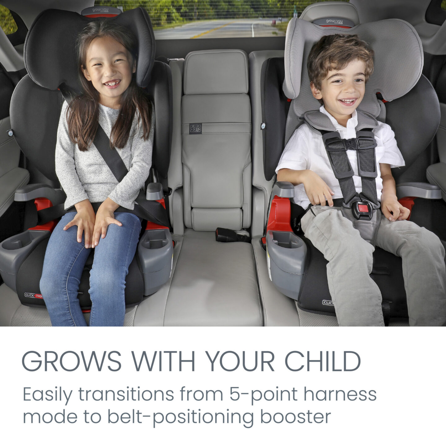 Britax | Grow With You ClickTight Harness-2-Booster Car Seat, 2-in-1…
