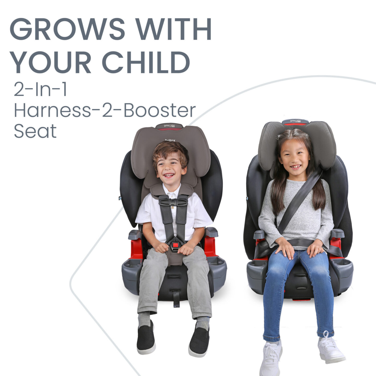 Britax | Grow With You ClickTight Harness-2-Booster Car Seat, 2-in-1…