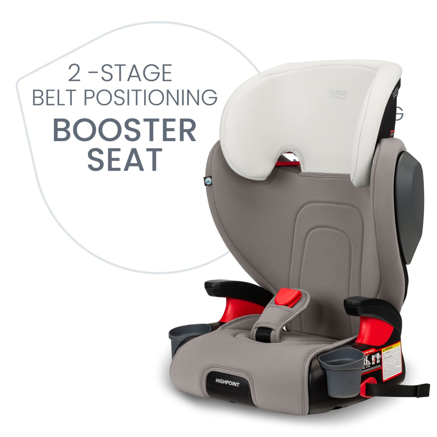 Britax | Highpoint 2-Stage Belt-Positioning Booster with Quick-Push…