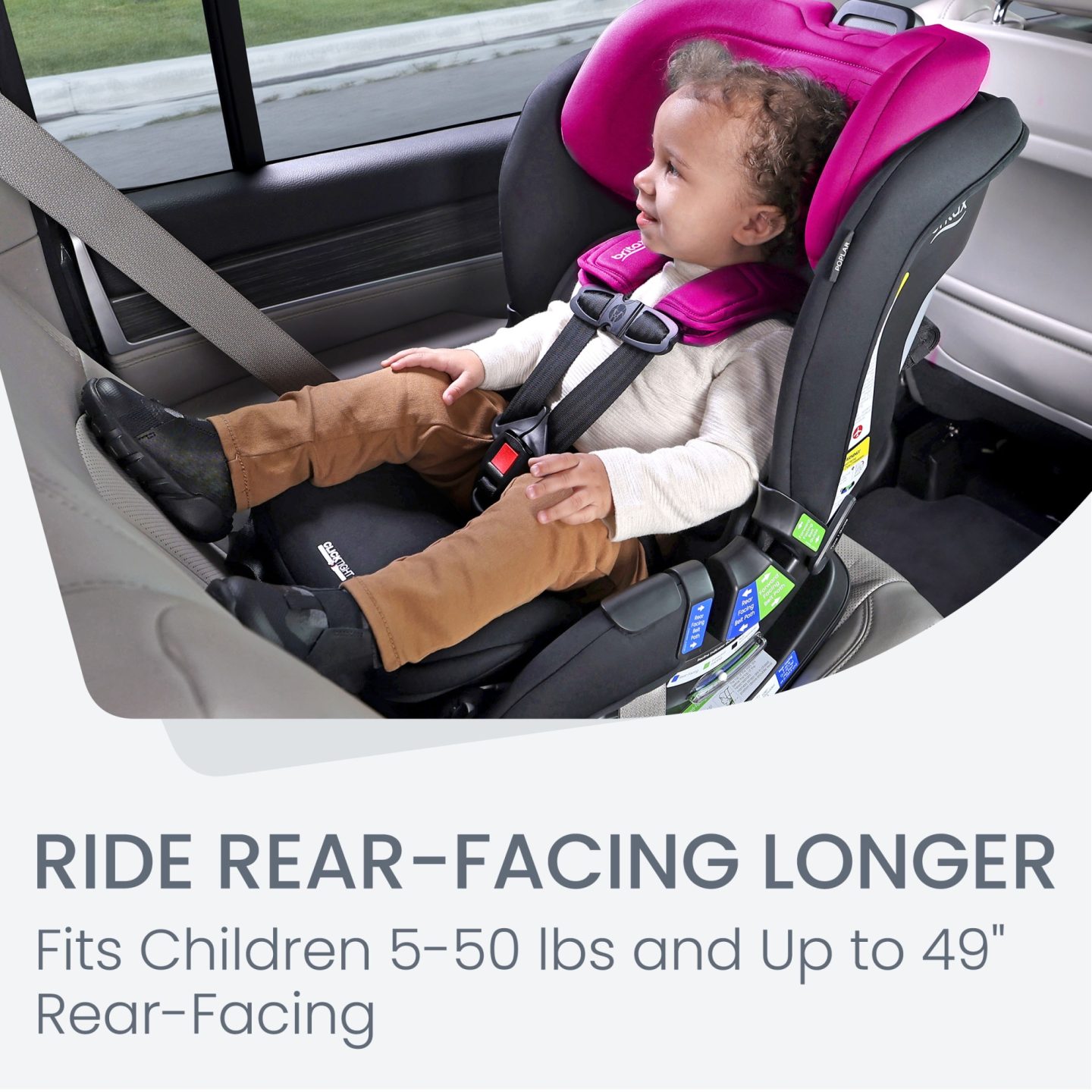 Britax | Poplar Convertible Car Seat – Slim 17” Design